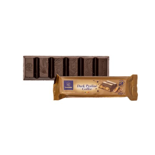 Dark Chocolate Praliné Coffee Bar | Webshop Leonidas