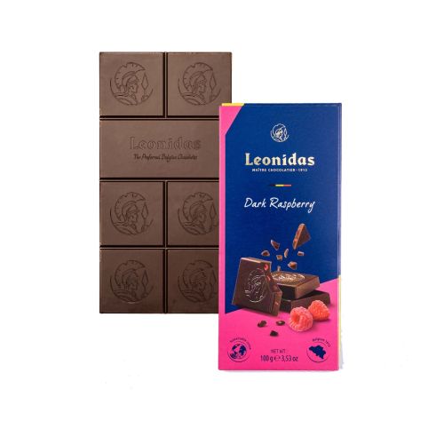 Dark Chocolate Raspberry Tablet | Webshop Leonidas Leonidas Delices